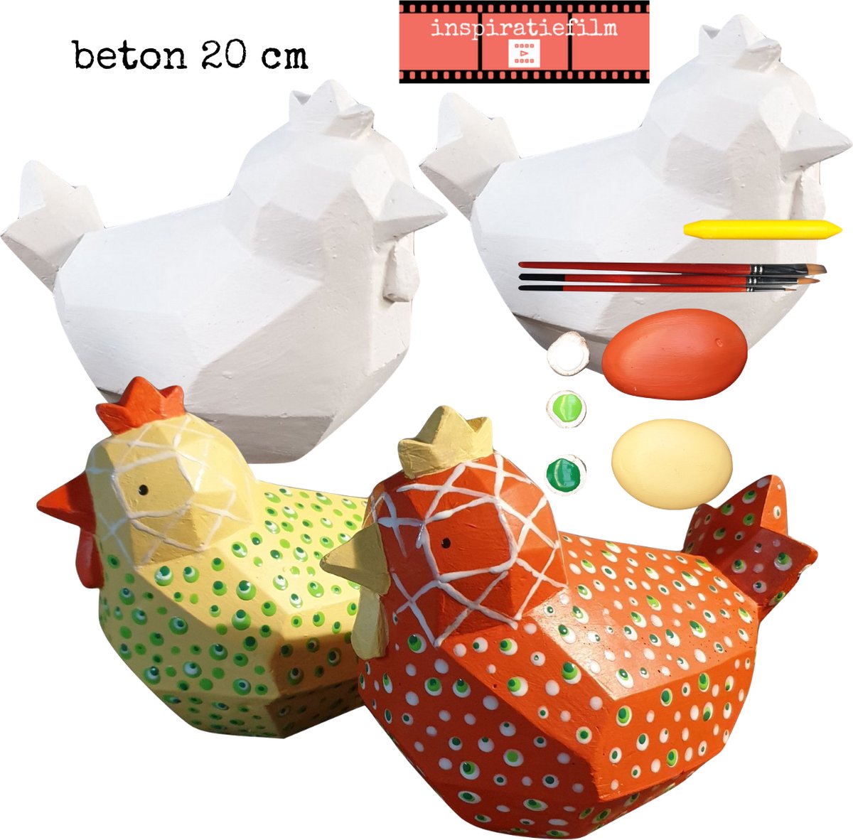 Creatieve-Doebox | Hippe Kippen | Tuin| Hobby en Creatief Volwassenen ...