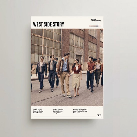 West Side Story Poster - Minimalist Filmposter A3 - West Side Story ...