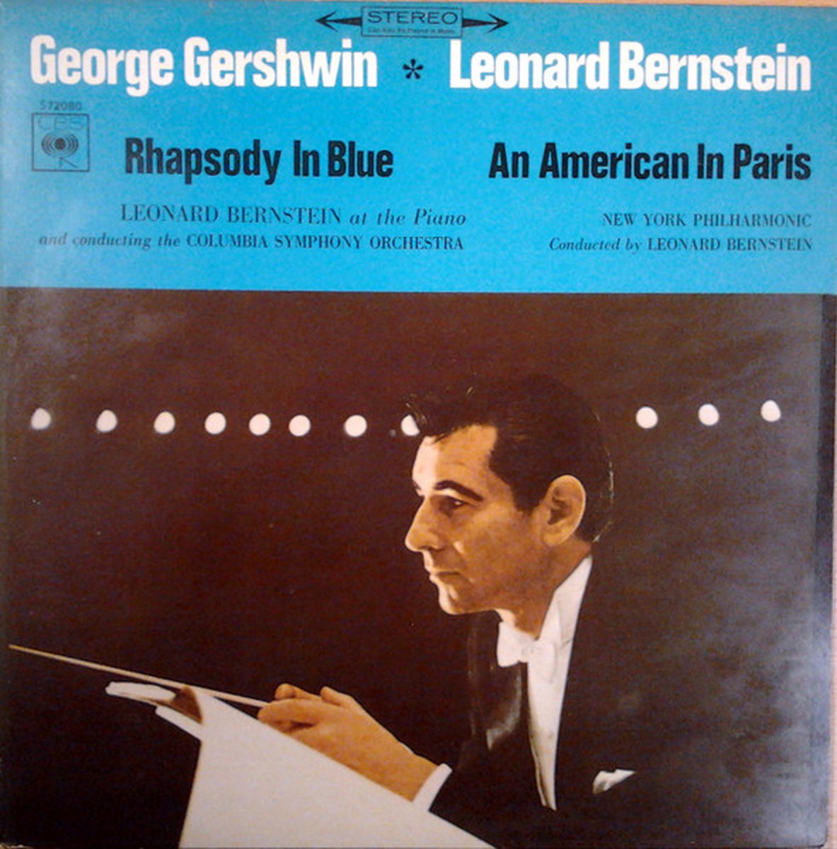 George Gershwin - Rhapsody In Blue (LP), Leonard Bernstein | LP (album ...