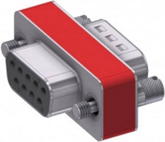 Deltron Connectors Deltron D-sub adapter D-sub stekker 9-polig - D-sub bus 9-polig 1... | bol.com