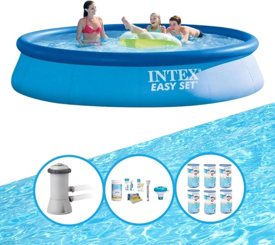 Intex Zwembad Easy Set - Zwembad Bundel - 396x84 cm | bol
