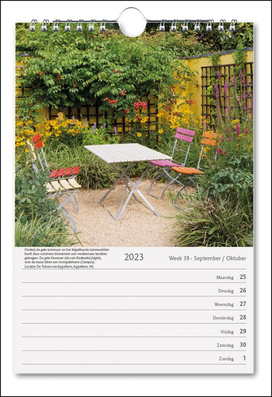 Bekking & Blitz - Weeknotitiekalender 2023 – Tuinen - Modeste Herwig ...