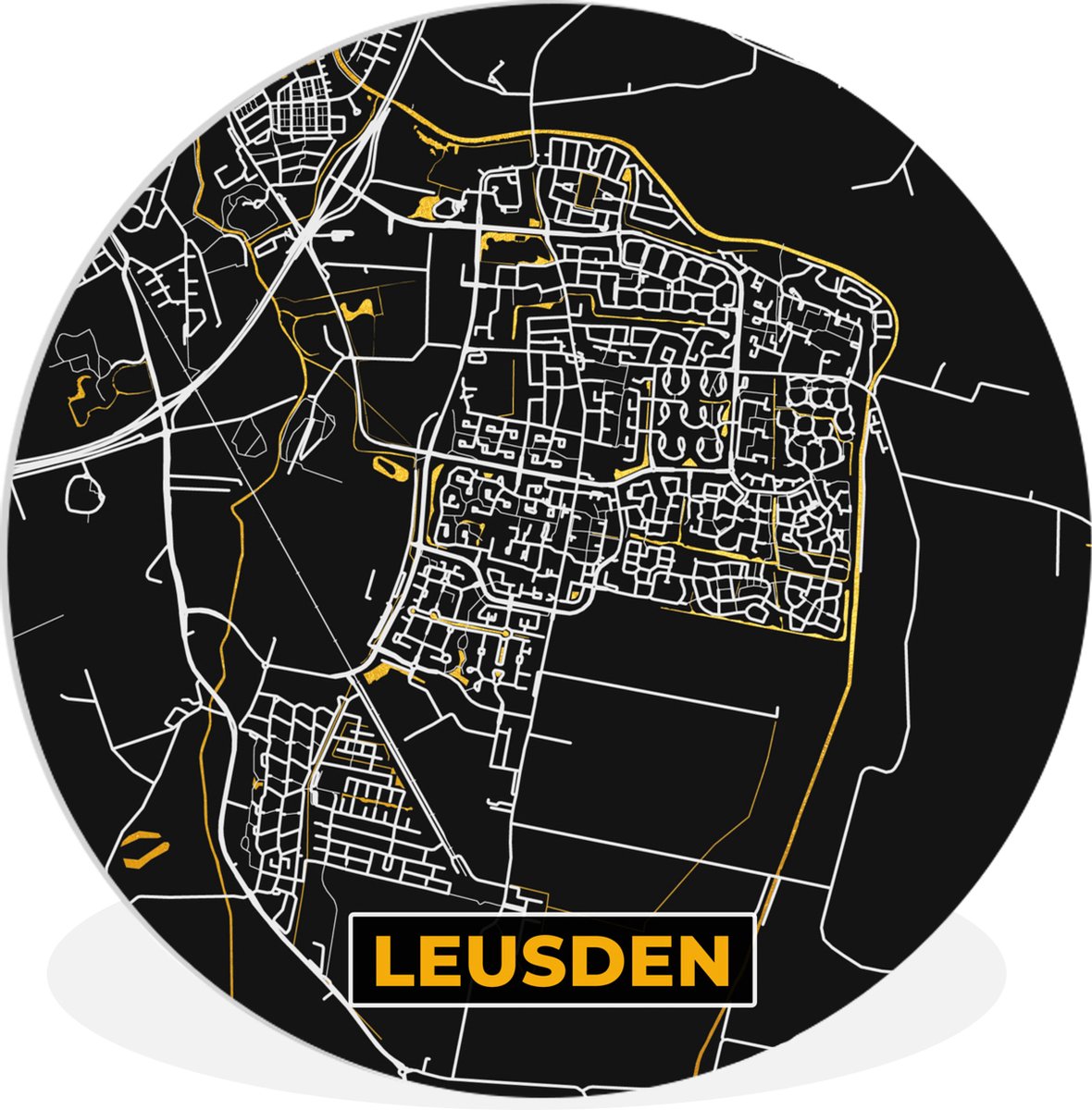 Wall Circle - Wall Circle Indoor - Leusden - Plan de la ville - Or ...