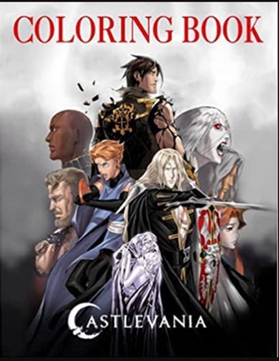 castlévania coloring book: An Interesting Coloring Book For Fans To ...
