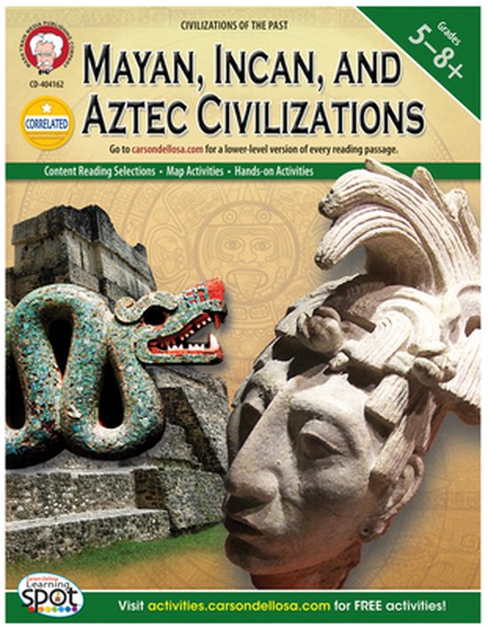 Mayan, Incan, and Aztec Civilizations, Grades 5-8+, Michael Kramme ...