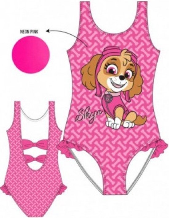 Paw Patrol Badpak Skye Roze Maat 98 104 Bol