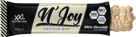N'Joy Protein Bar - 1 reep - White Chocolate Blueberry | bol.com
