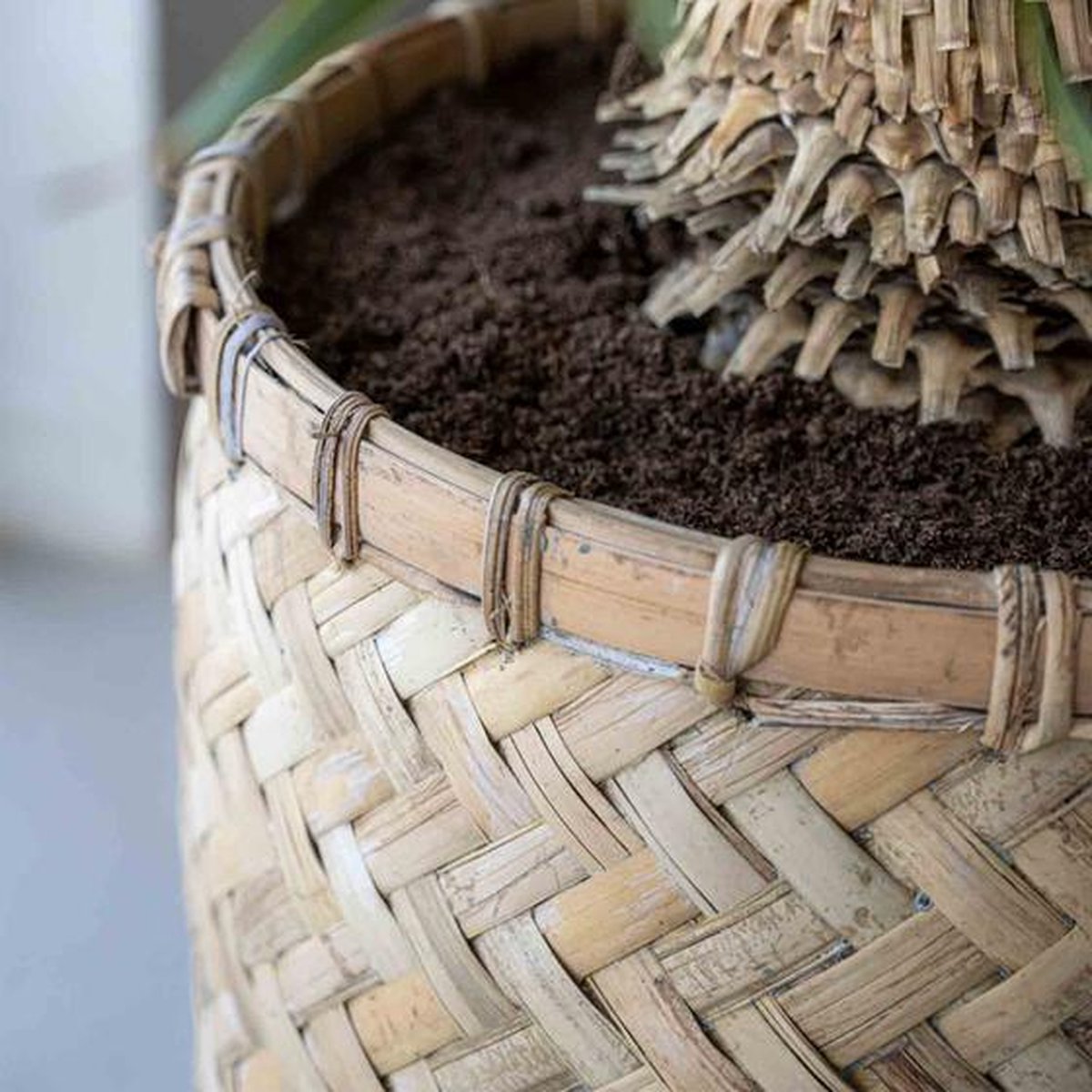 Pottery Pots de fleurs Pots Planter Marron Grijs D 37 cm H 36 cm | bol.com