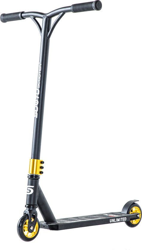 SUOTU R10 Stuntstep - Step - 11 cm Wielen - Aluminium Velgen - Zwart ...