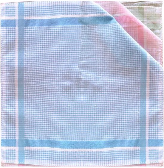 12 Zakdoeken Dames/Zakdoeken Heren/(100% Katoen)/"29x29cm"/Zakdoek 12 ...