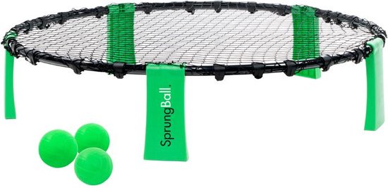 Hi Springbal set - Inclusief 3 ballen - Met draagtas - Groen | bol.com