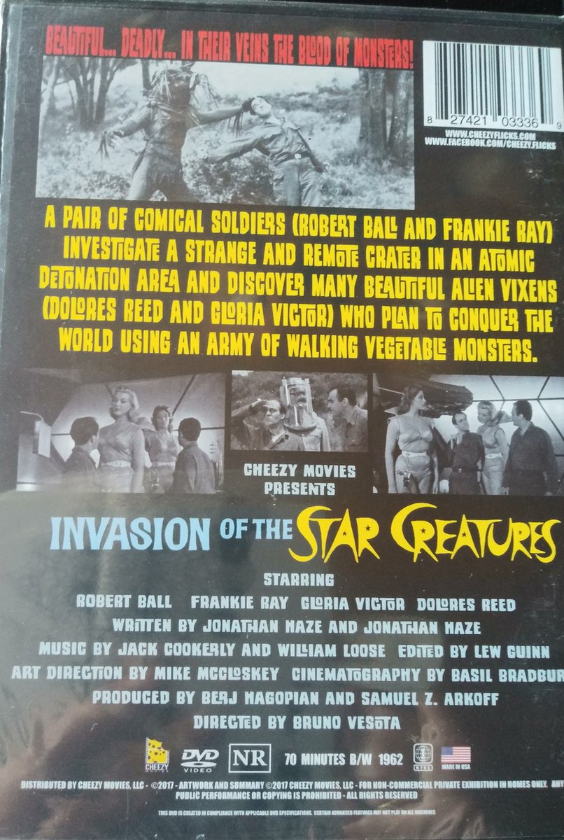 Invasion Of The Star Creatures (DVD) (Import geen NL ondertiteling ...