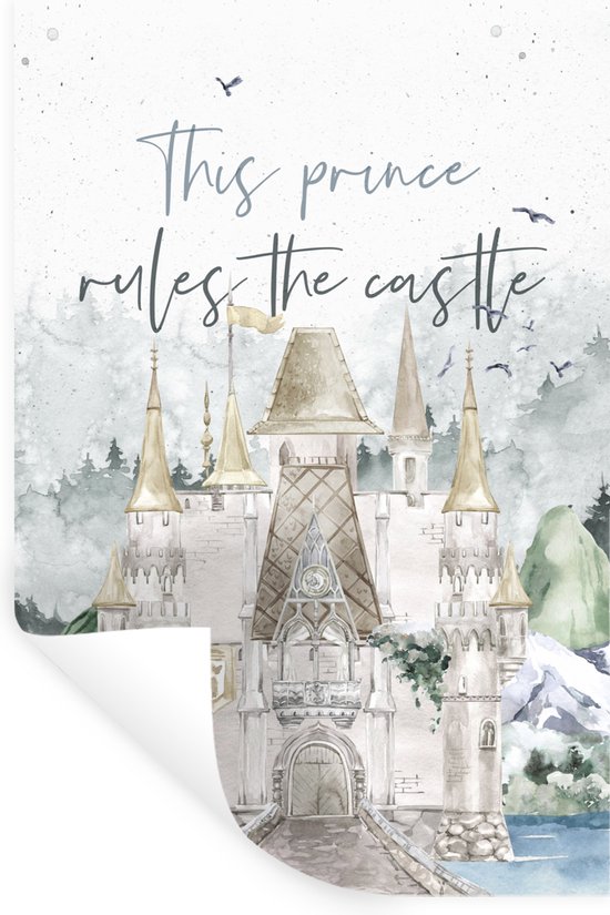 Muurstickers - Sticker Folie - Quotes - Spreuken - This prince rules ...