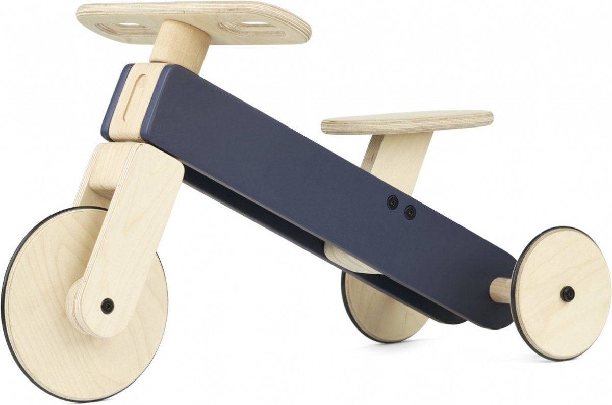 Liewood - Loopfiets - Driewieler - Jongens - Blauwe loopfiets - Houten ...