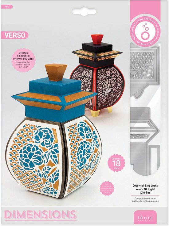 Tonic Studios Dimensions oriental lantern mal set Wave of Light | bol.com