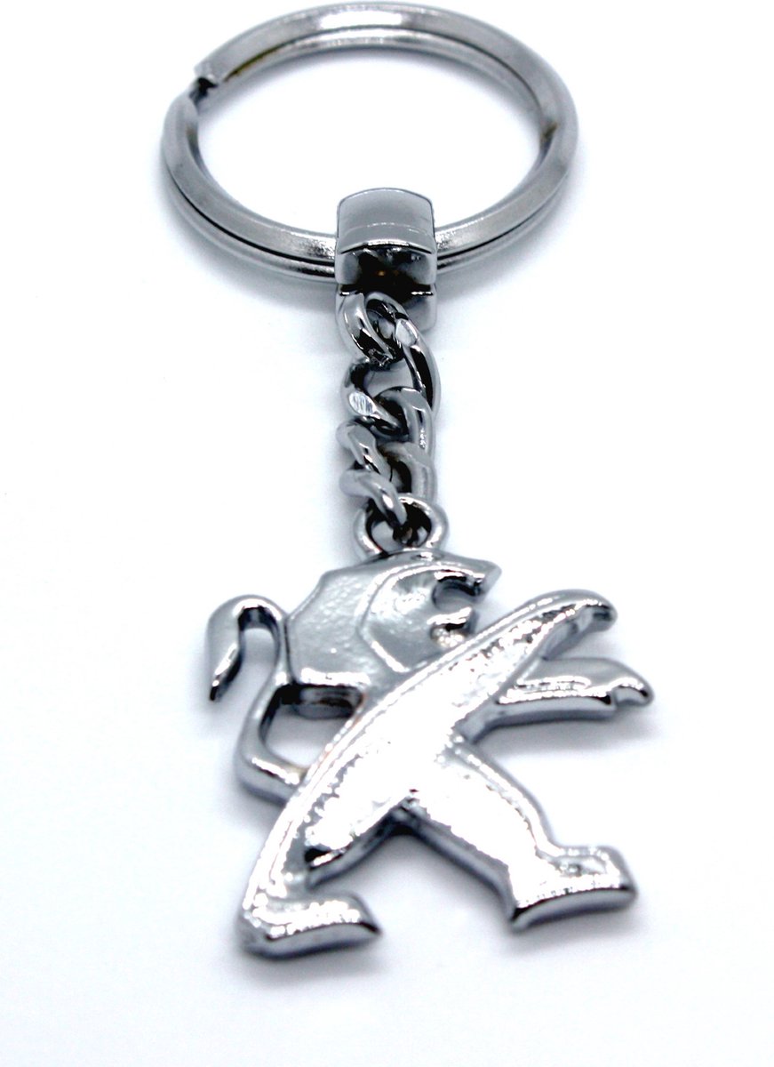 Peugeot Sleutelhanger Metalen | Peugeot Logo | Keychain Peugeot | bol.com