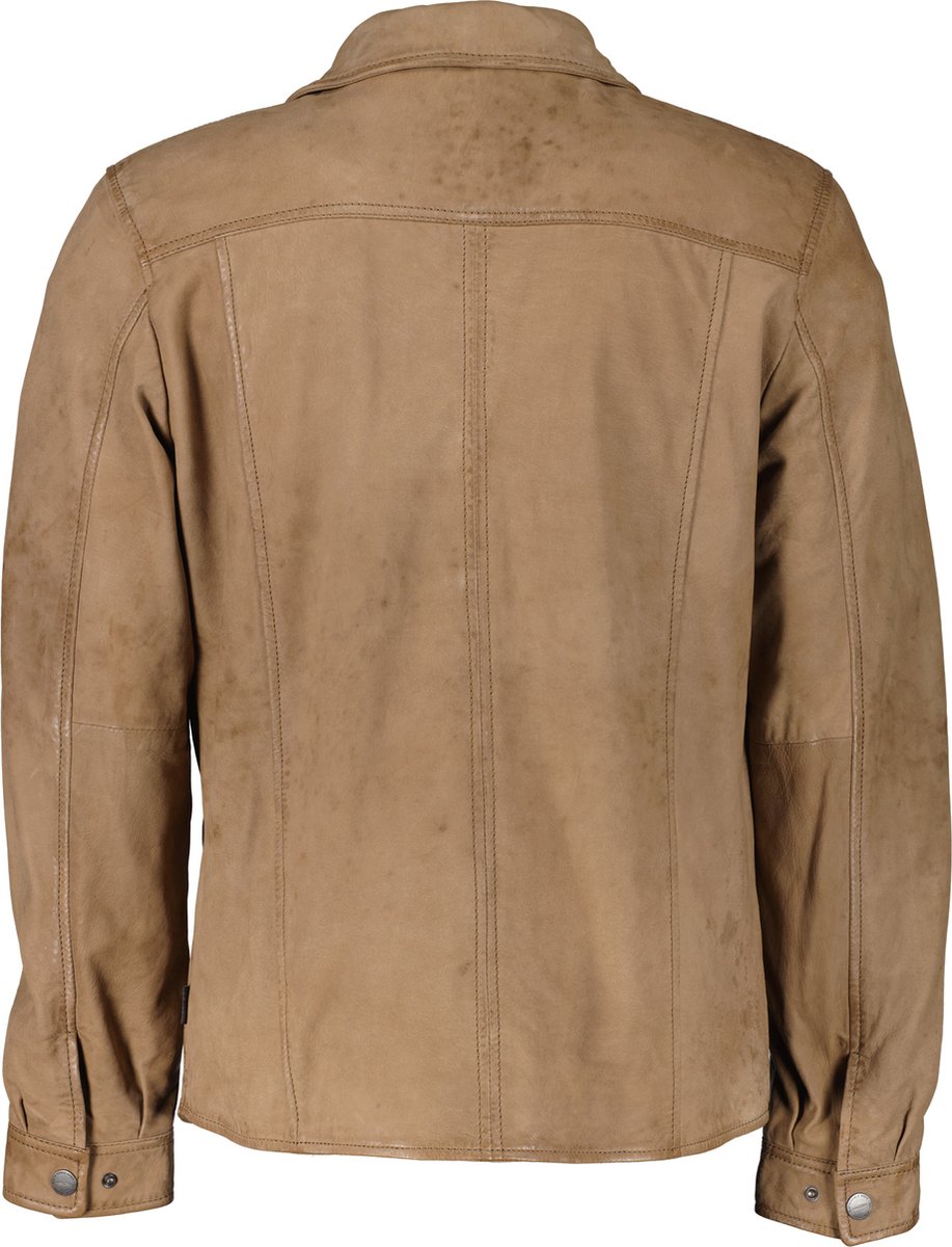Donders Leren Jack - Modern Fit - Beige - 66 | bol.com