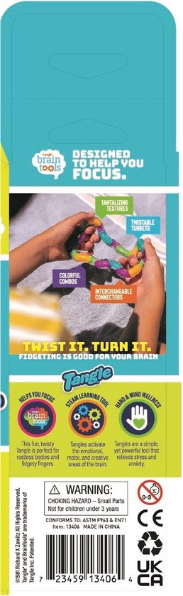 Tangle Relax Imagine + BrainTools Think - COMBO 2-Pack - Fidget | bol.com