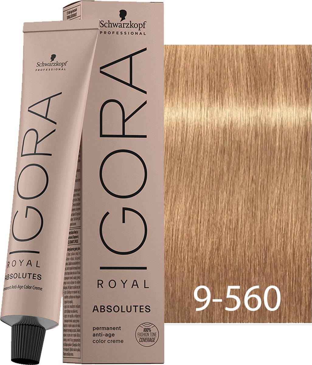 Schwarzkopf Igora Royal Absolutes 9-560 60ml | bol.com