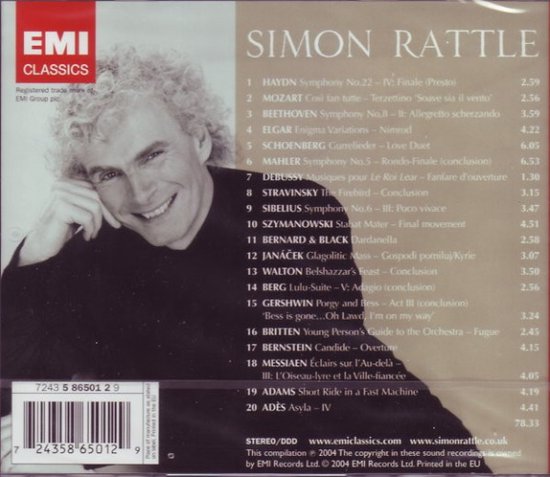 Simon Rattle - On Emi Classics, Simon Rattle | CD (album) | Musique | bol