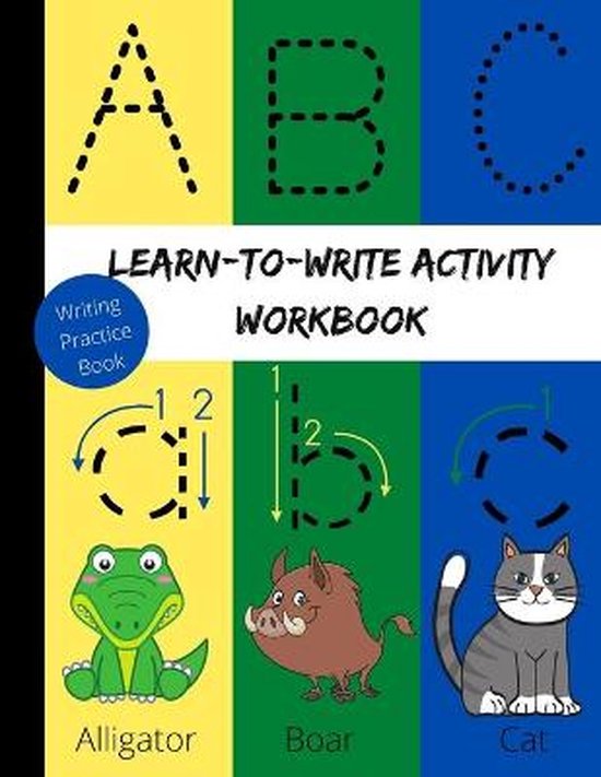 Learn-to-Write Activity Workbook, Vibrant Studio Art | 9798717824682 ...