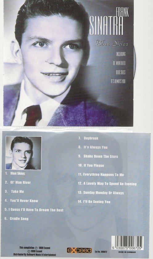 FRANK SINATRA - BLUE SKIES, Frank Sinatra | Muziek | bol