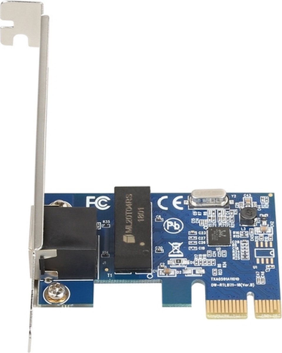 RTL8111F PCIe Gigabit PCI Express-kaart 10/100/1000Mbps RJ45 Lan Ethernet-adapter | bol