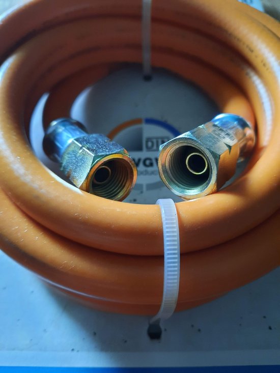 Gasslang gas slang 2 meter G1/4 LH aansluitingen - gasbrander ...