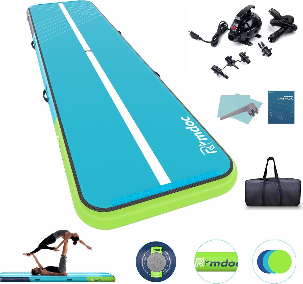 Airtrack Turnmat - Extra Groot | bol.com