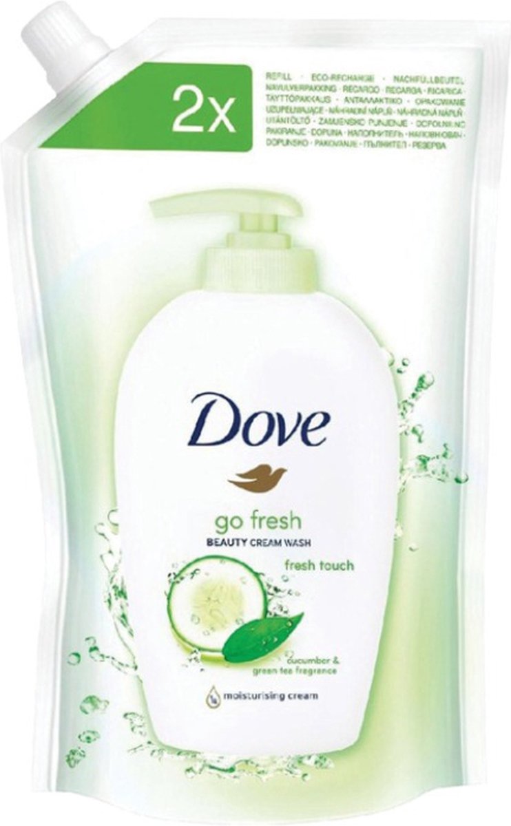 Dove Handzeep Fresh Touch navulling 500ml | bol.com