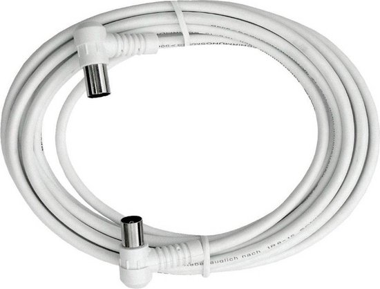 Axing BAK 153-00 coax-kabel 1,5 m IEC Wit | bol.com