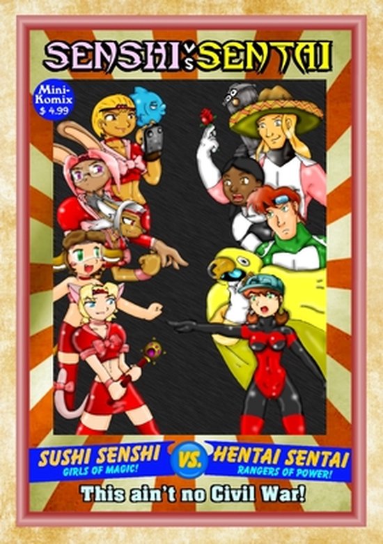 Senshi vs. Sentai, Mini Komix | 9781365292255 | Boeken | bol.com