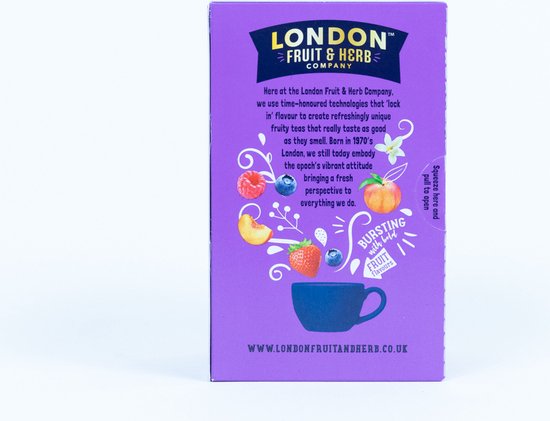 London Fruit & Herb Thee Variety Pack Fruit Fantasy – 20 zakjes ...