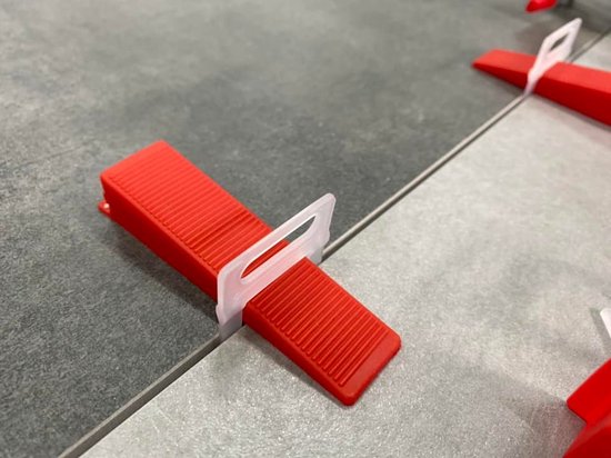 Proleveling - Tegel leveling systeem - 1500 stuks - Clips 1 mm- Tegel ...