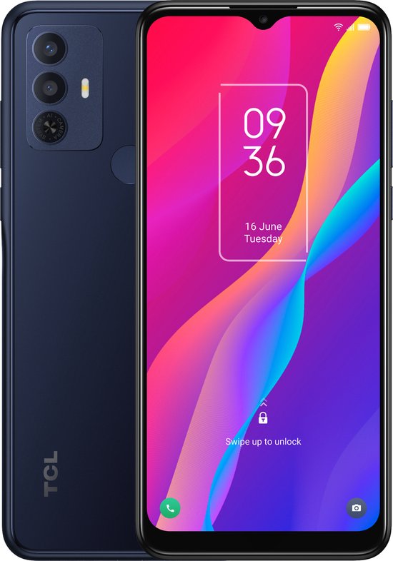 TCL 30E - 64GB - Blauw | bol