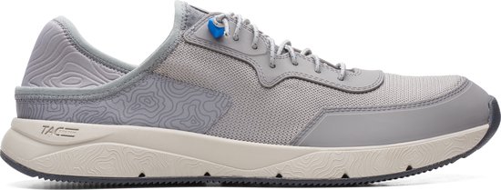 Clarks Davis Low Heren Sneakers - Grey Combi - Maat 41 | bol.com