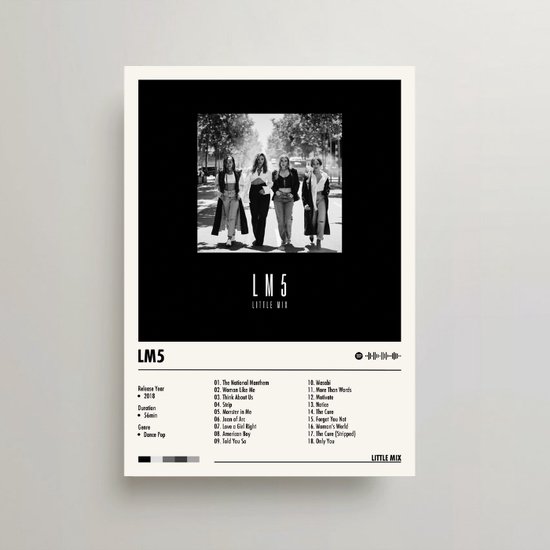 Little Mix Poster - LM5 Album Cover Poster - Little Mix LP - A3 ...