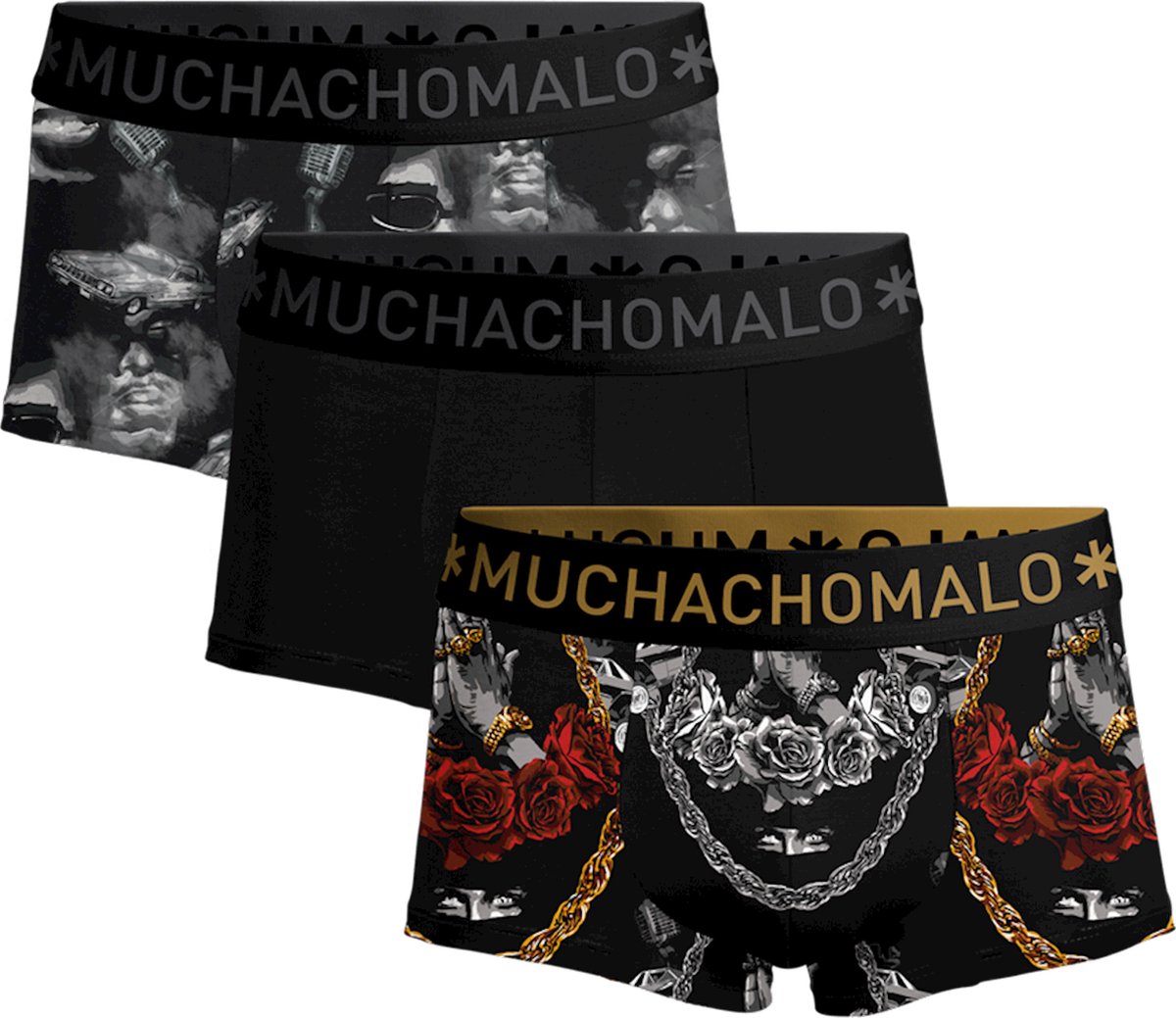 Men 3-pack trunk Gangsta paradise | bol.com