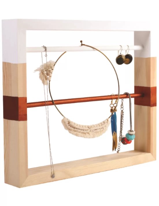 Houten Sieraden Standaard 30x25x4 cm | bol.com