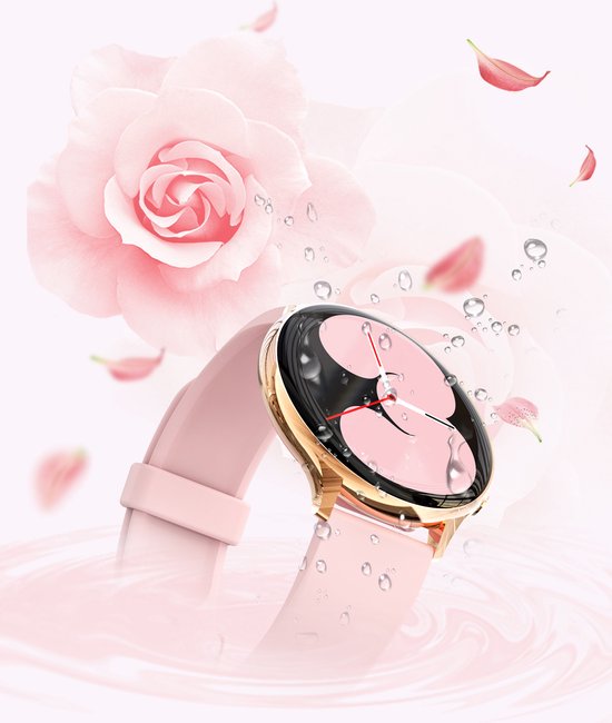 PowerLocus Vivi - Smartwatch Dames - Rose Gold | bol
