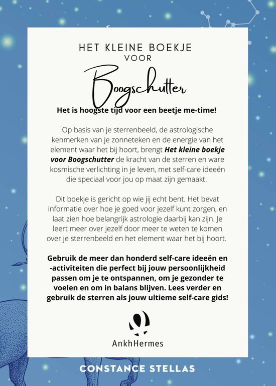Astrologie en self-care - Het kleine boekje voor Boogschutter (ebook ...