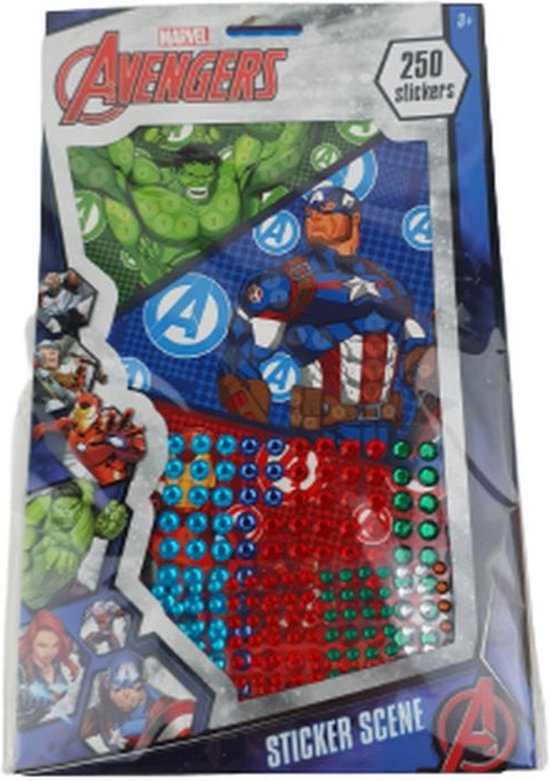 Disney Marvel Avengers sticker set - Blauw / Multicolor - Papier ...