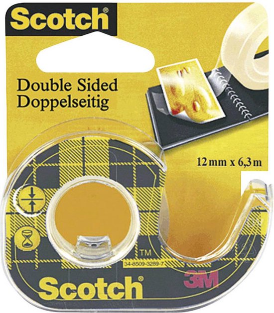 3M 665DP OLD665DP Dubbelzijdige tape Scotch 665 Transparant (l x b) 7.9 m x 12 mm 1... | bol