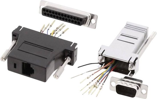 MH Connectors DA9-PMJ8-M-K-RC D-sub adapter D-sub stekker 9-polig - RJ45-bus 1 stuk(s) | bol.com