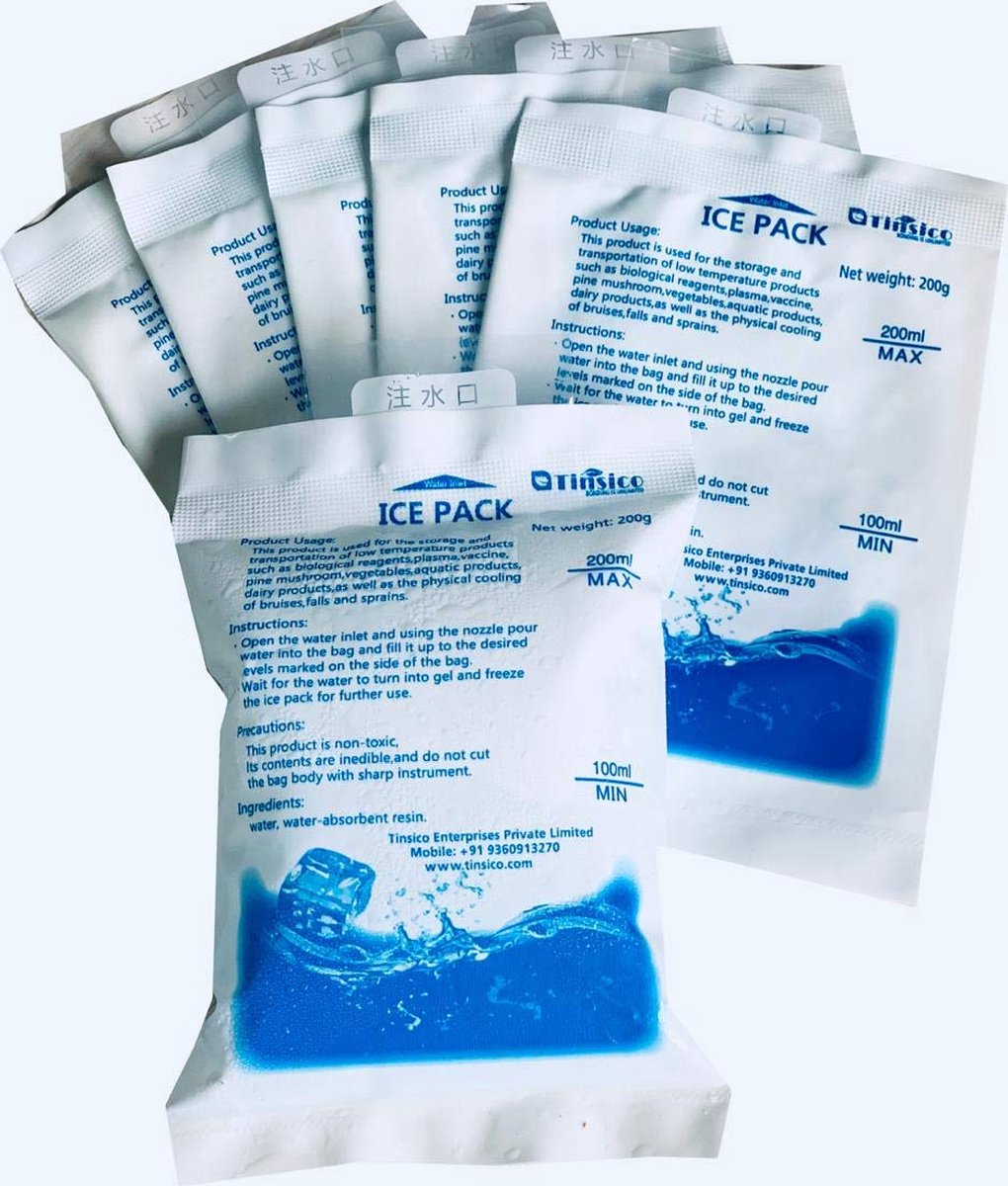 Doodadeals® | Ice Pack | Cold Pack | bij blessures coolelement koelbox ...