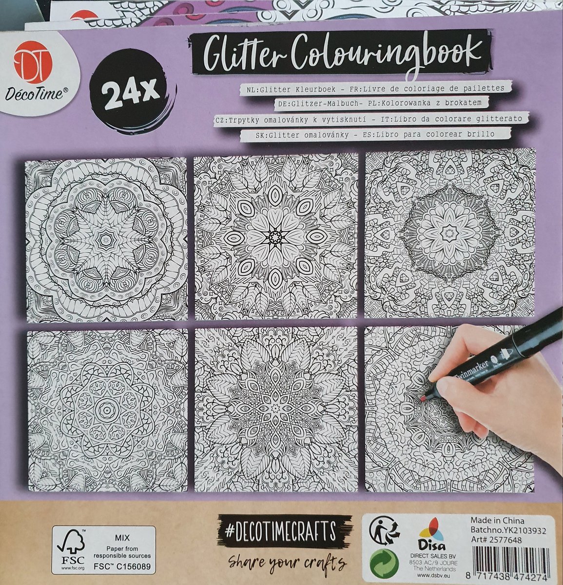 Decotime - Glitter Kleurboek - Veelzijdig | bol