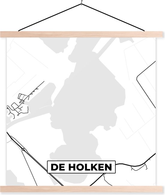 Posterhanger incl. Poster - Schoolplaat - Kaart - Friesland ...