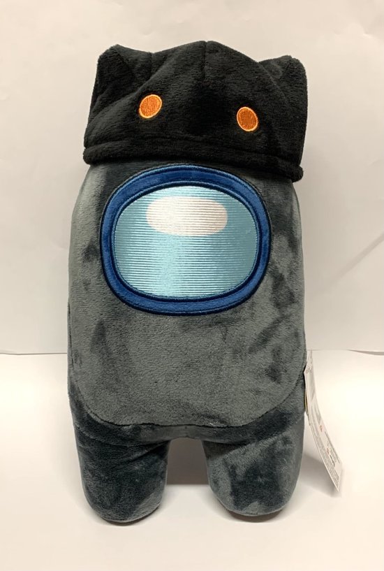Among Us Wave 2 - Among Us knuffel - 30 cm - Zwart - Pluche | bol