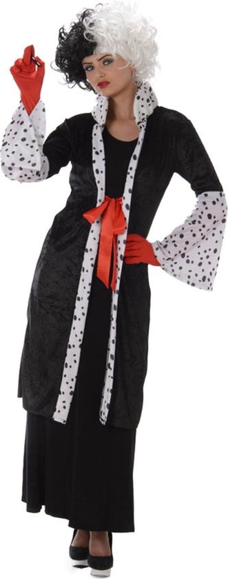 Karnival Costumes Cruella Boze Vrouw Dalmatiers Carnavalskleding Dames ...