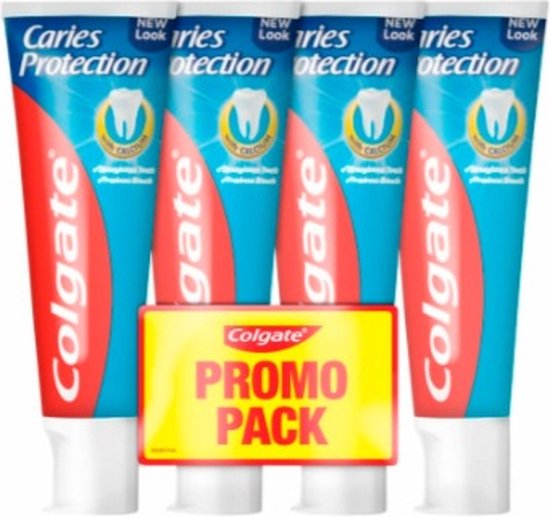 Colgate Caries Protection Tandpasta - Promo Pack 4 x 75 ml | bol